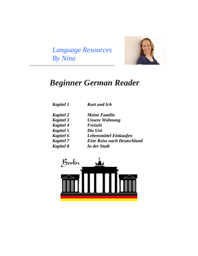 German Beginner Reader - Deutsch Lesen für Anfänger - 8 Short Readings ...
