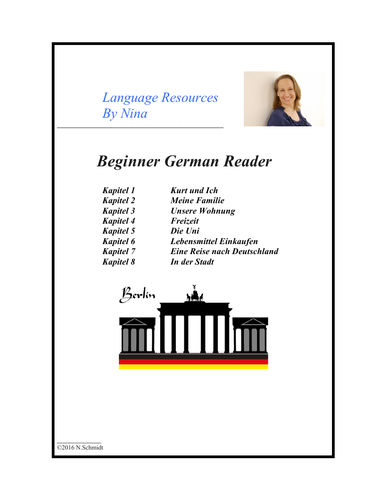 German Beginner Reader - Deutsch Lesen für Anfänger - 8 Short Readings ...