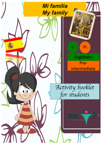 Describe my family in Spanish (lesson + activities) / Mi familia ...