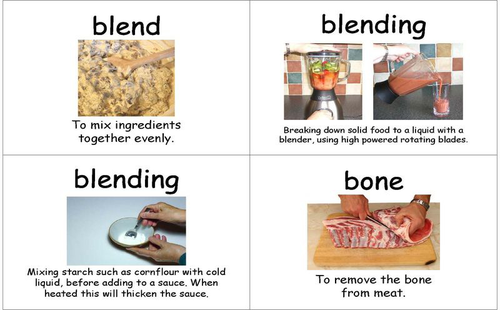 Food Wordwall 13 - Preparing Food 1 (A-M) | Teaching Resources