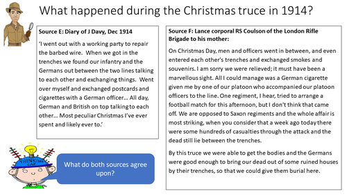 The Christmas Truce, 1914 | Teaching Resources
