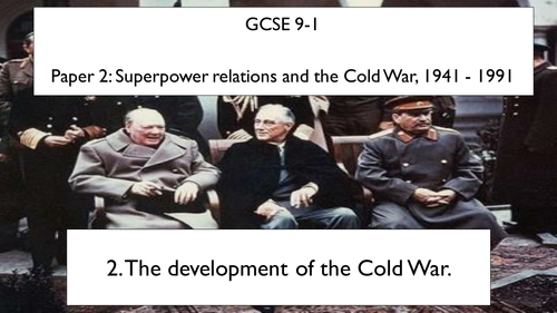 Superpower Relations and the Cold War GCSE 9-1 (new spec) | Teaching ...