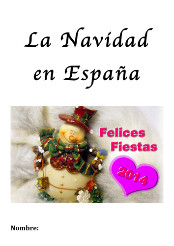 La Navidad en España. Spanish Christmas | Teaching Resources