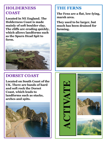 GCSE GEOGRAPHY AQA 9-1 Physical Landscapes in the UK | Teaching Resources