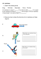 New KS3 Contact and Non-contact forces review | Teaching Resources