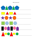 Shape sequences | Teaching Resources