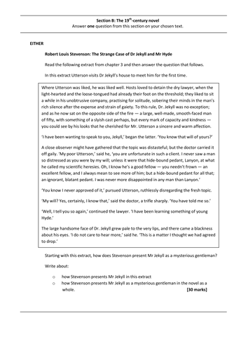 Dr Jekyll and Mr Hyde - AQA New Specification - Chapters 4 - 6 ...