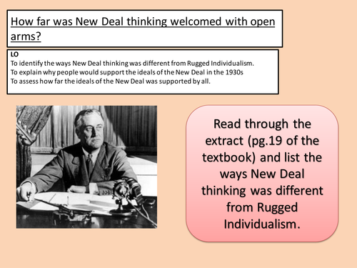 How far was the New Deal welcomed with open eyes? | Teaching Resources