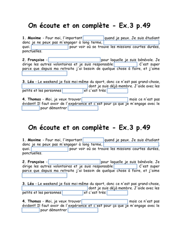 {NEW French A-level} Theme 3 - Le rôle du bénévolat introduction lesson ...
