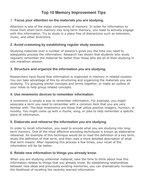 Y11 GCSE Revision Programme | Teaching Resources