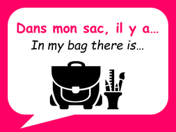 Dans mon sac | Teaching Resources