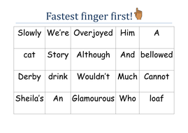 Fastest Finger First - Year 6 SPAG game | Teaching Resources
