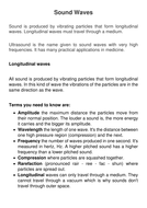 AQA GCSE Physics Sound Waves Revision Lesson | Teaching Resources