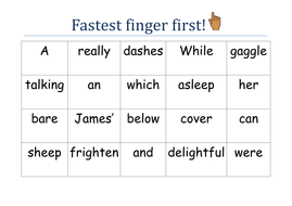 Fastest finger first game - Year 6 SPG SATs revision | Teaching Resources