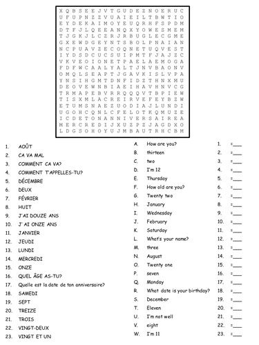 word search starter module 1 Expo 1 | Teaching Resources