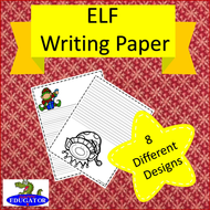 ELF Writing Paper - Lined | Teaching Resources