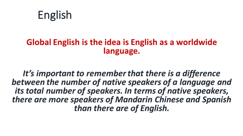 Global English: A Comprehensive Guide to Content for the new English ...