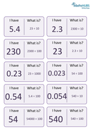 Multiply and divide by 10, 100 and 1000 | Teaching Resources