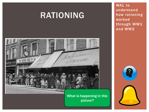 Rationing WW1 and WW2 | Teaching Resources