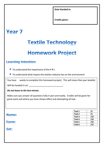 Misfit Project Year7 Textiles | Teaching Resources