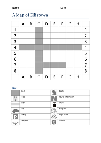 Town map activity | Teaching Resources