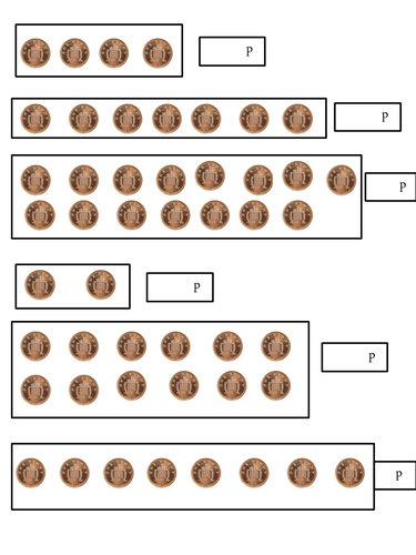 Money - How many 1p coins? | Teaching Resources