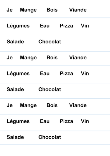 De & En / 'Some' in French | Teaching Resources