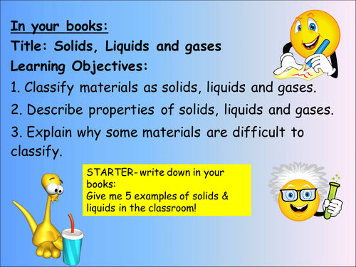 KS3 CHEMISTRY: STATES OF MATTER | Teaching Resources