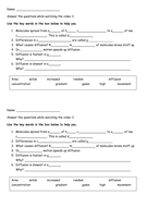 KS3 CHEMISTRY: DIFFUSION | Teaching Resources