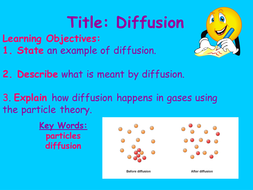 KS3 CHEMISTRY: DIFFUSION | Teaching Resources