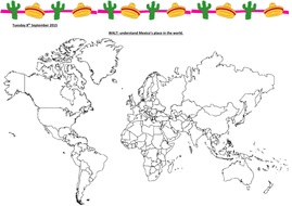 Mexico - Where is Mexico? Year 5 and 6 | Teaching Resources