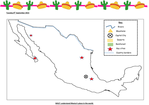 Mexico - Where is Mexico? Year 5 and 6 | Teaching Resources