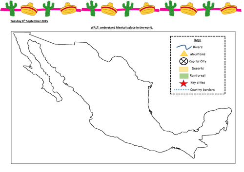Mexico - Where is Mexico? Year 5 and 6 | Teaching Resources