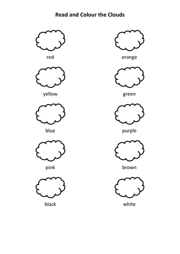 KS1 / Nursery Colours Activity - 3 Worksheets | Teaching Resources