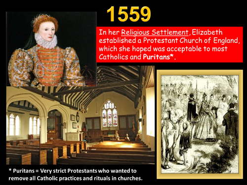 Edexcel 9-1 Early Elizabethan England - learning trail | Teaching Resources