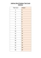 Addition and Subtraction One-Step Word Problems, Presentation ...