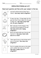 Addition and Subtraction One-Step Word Problems, Presentation ...
