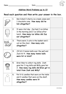 Addition and Subtraction One-Step Word Problems, Presentation ...
