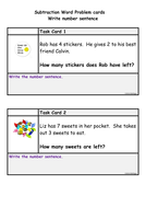 Addition and Subtraction One-Step Word Problems, Presentation ...
