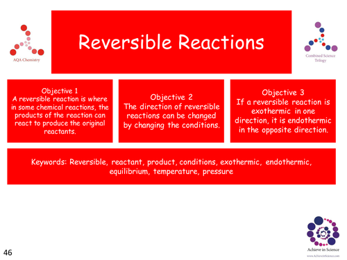L46 Energy in chemical reactions | Teaching Resources