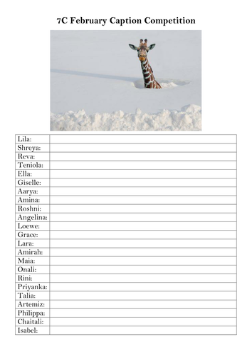 Pastoral & Form Time Tutor Activities Quotes Caption Competitions ...