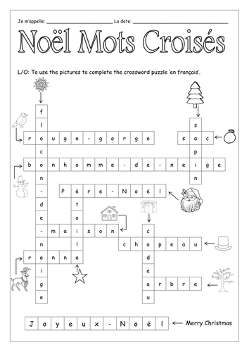 FRENCH - CHRISTMAS - Le Noël - more activities - Worksheets | Teaching ...
