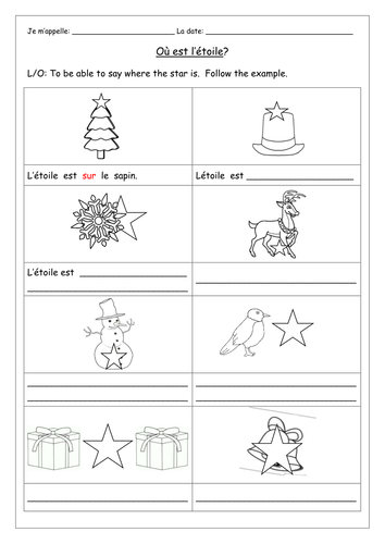 FRENCH - CHRISTMAS - Le Noël - more activities - Worksheets | Teaching ...