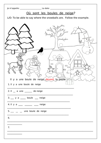 FRENCH - CHRISTMAS - Le Noël - more activities - Worksheets | Teaching ...