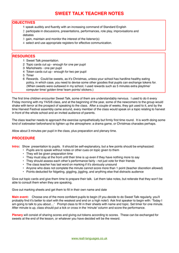 KS2/3 Christmas Sweet Talk: Speaking and Listening Lesson | Teaching ...
