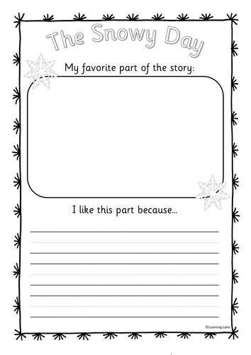 THE SNOWY DAY story resource pack- winter, snow | Teaching Resources