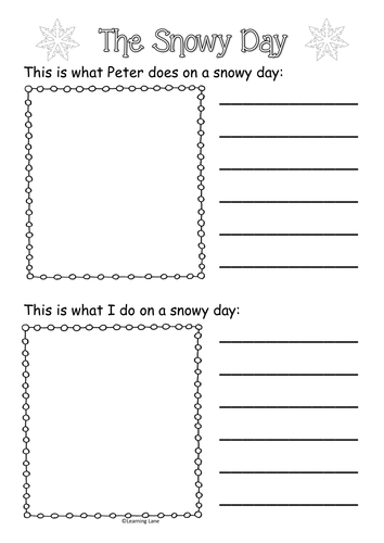 THE SNOWY DAY story resource pack- winter, snow | Teaching Resources