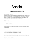 Bertolt Brecht SOW Theatre Practitioner Drama KS3 KS4 KS5 Scheme of Work Brechtian Techniques by ...