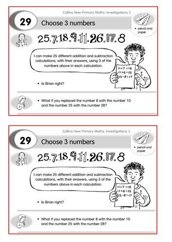 Year 3 Maths Main Activities - Maths Investigations/Games ...
