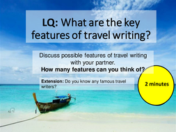 Travel Writing Scheme | Teaching Resources